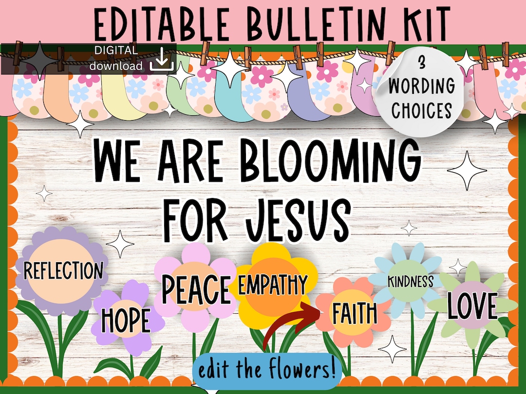 Christian Bulletin Board | Catholic Bulletin Board | Jesus Classroom ...