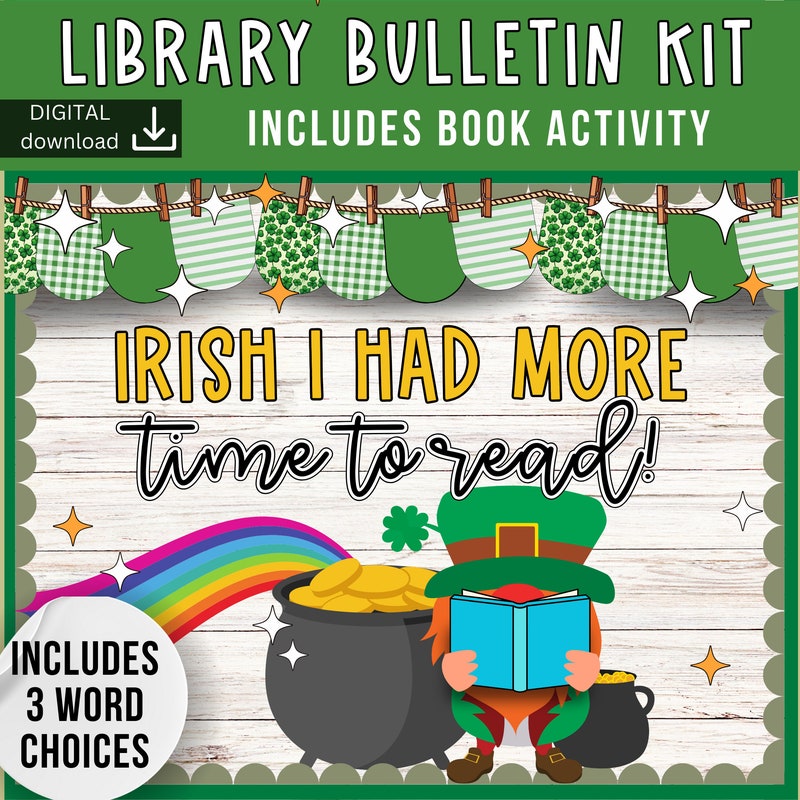 St Patricks Bulletin - Etsy