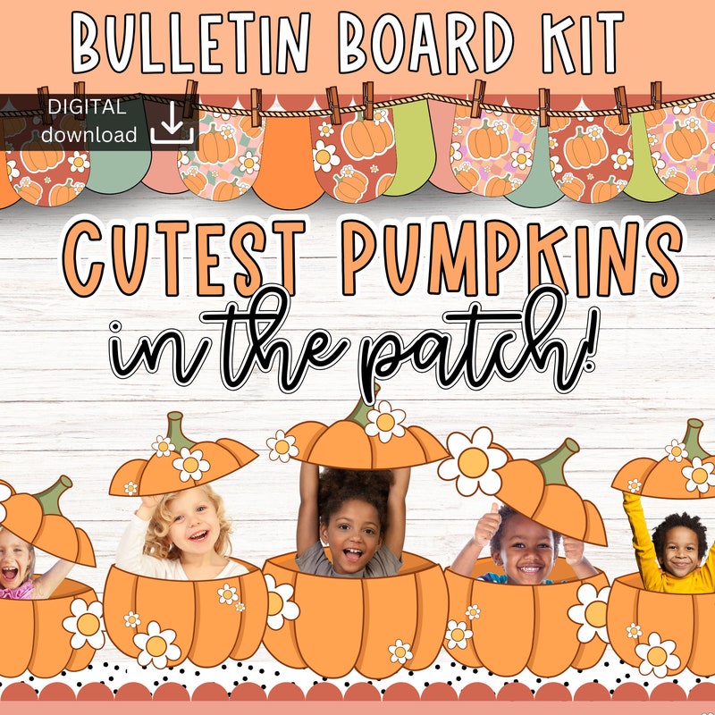 Pumpkin Patch Bulletin Board - Etsy