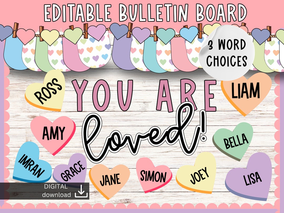 Cute Bulletin Board | Valentine Bulletin Board | Positive Bulletin ...