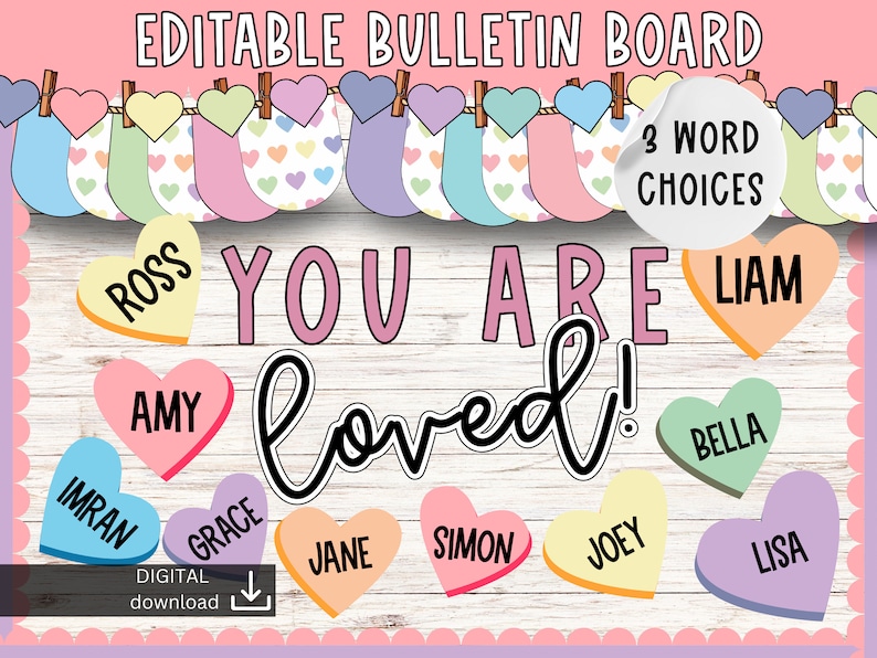 Cute Bulletin Board | Valentine Bulletin Board | Positive Bulletin ...