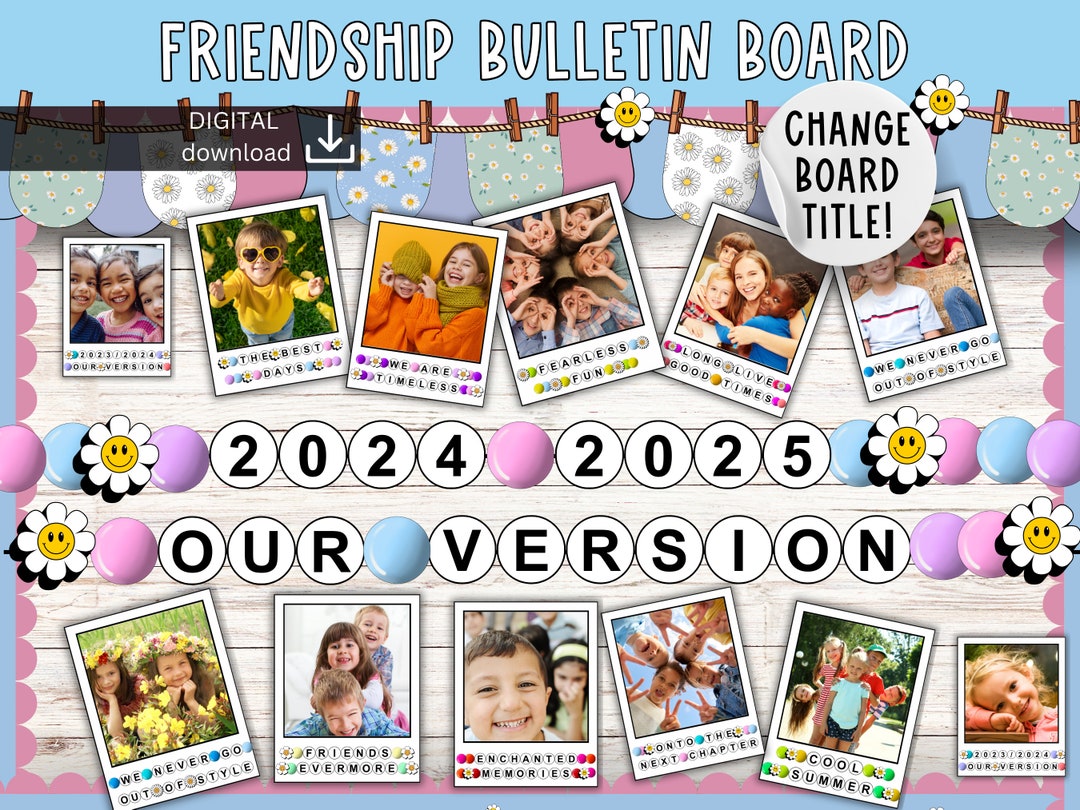 End of Year Bulletin Board | Bulletin Board | Friendship Bracelet ...