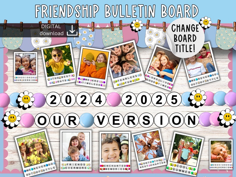End of Year Bulletin Board | Bulletin Board | Friendship Bracelet ...
