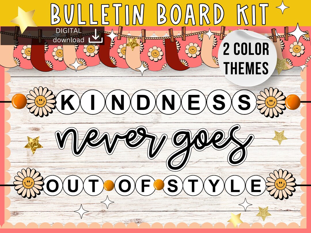 Kindness Bulletin Board | in Our Era Inspired Classroom Decor ...