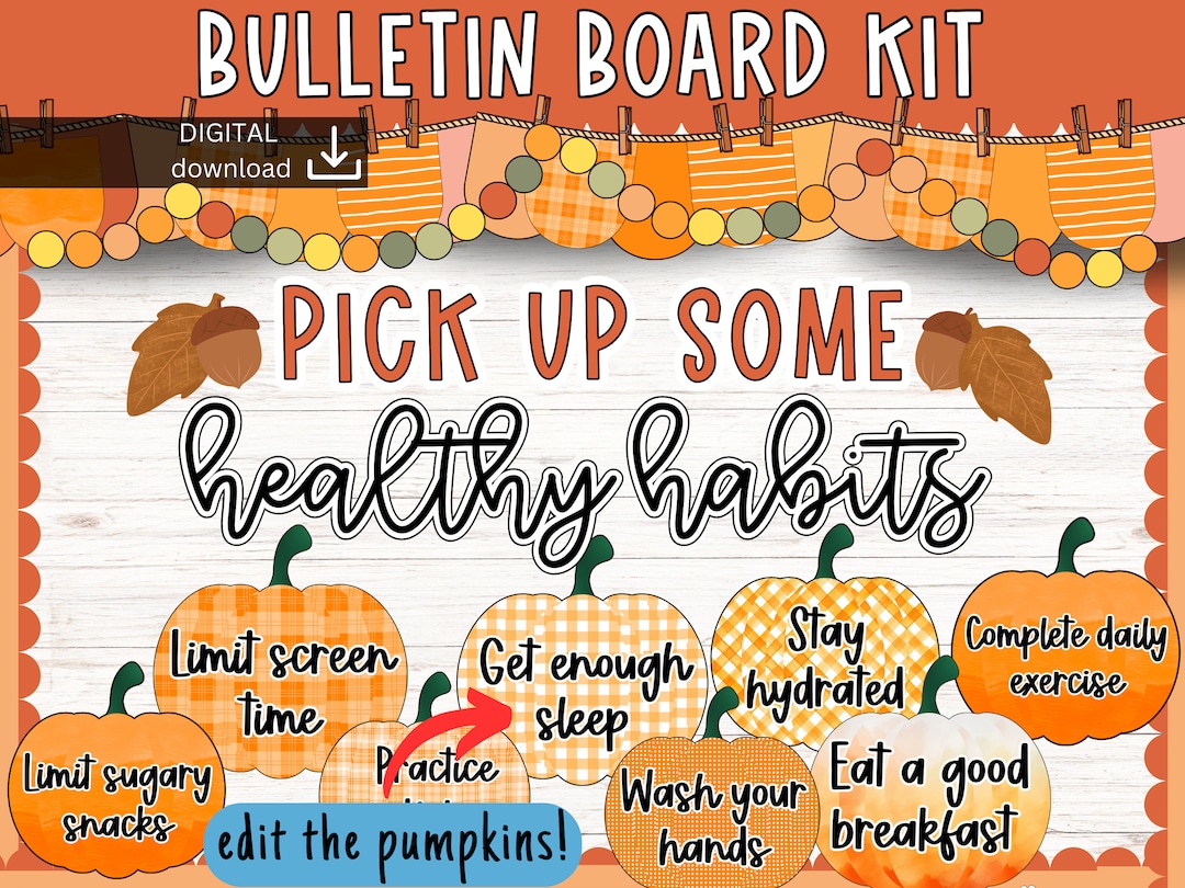 Fall Bulletin Board | Health Bulletin Board | Nurse Bulletin Board ...