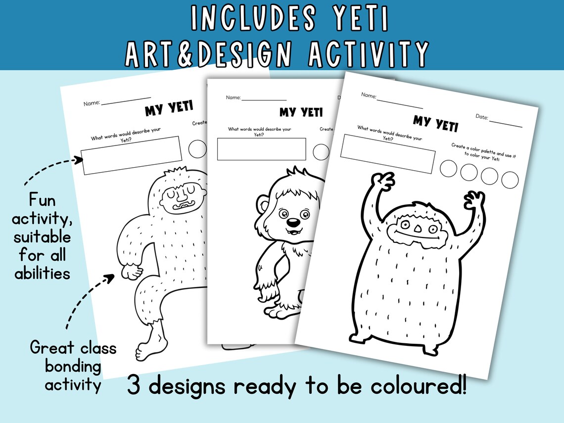 New Year Bulletin Board | Children’s Faces Classroom Decor | Yeti ...