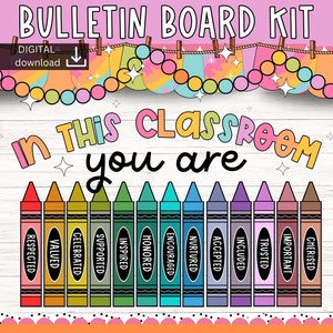 Back to School Bulletin | Easy Door Decor | August Bulletin Board ...