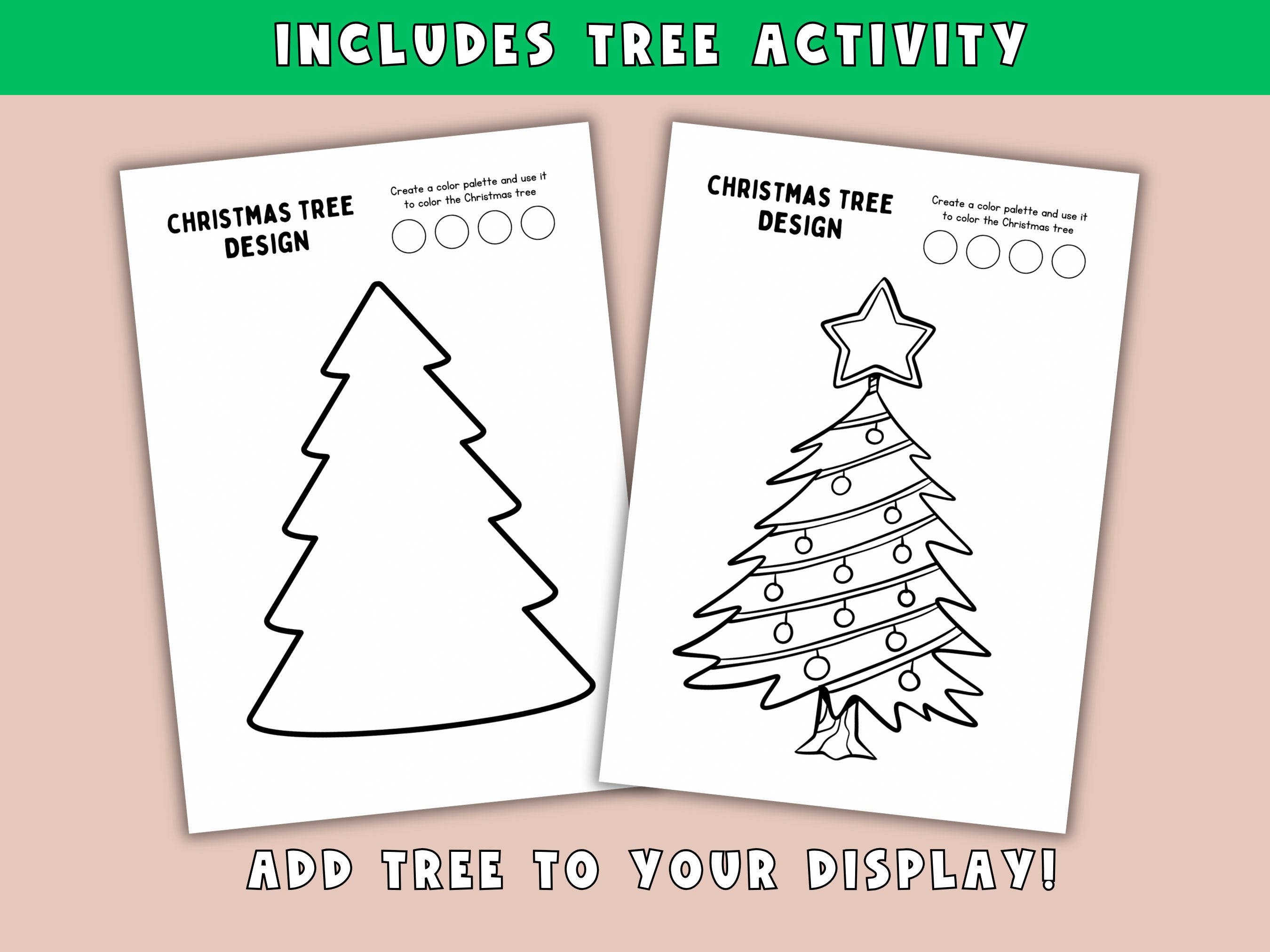 Christmas Tree Truck Bulletin Board Christmas Bulletin Board Decor ...