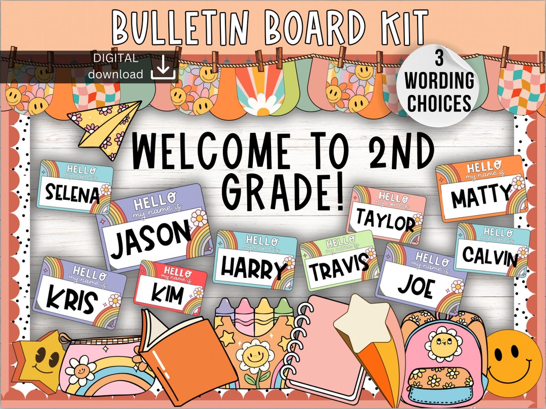Welcome Back Bulletin Board | August Bulletin Board | New Year Bulletin ...