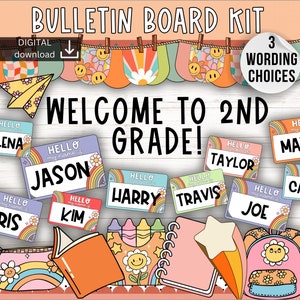 Welcome Back Bulletin Board | August Bulletin Board | New Year Bulletin ...