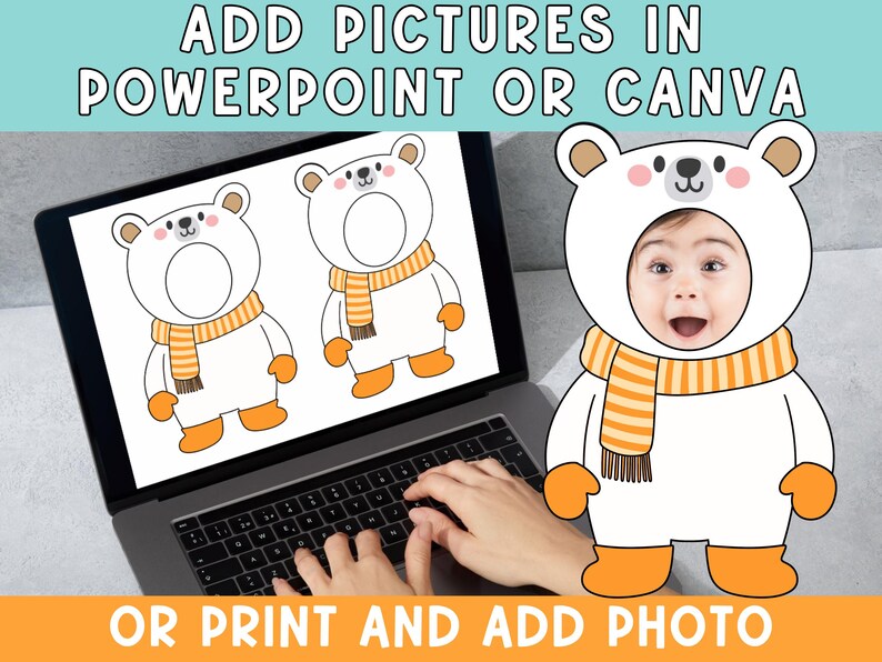 Polar Bear Bulletin Board Kit | Classroom Decor for Winter | Christmas ...