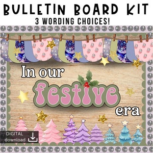 In Our Era Bulletin Board | Christmas Christmas Bulletin Board Decor ...