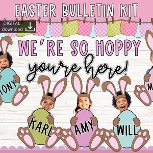 Easter Bulletin Board | April Bulletin Board | Easter Bunny Bulletin ...