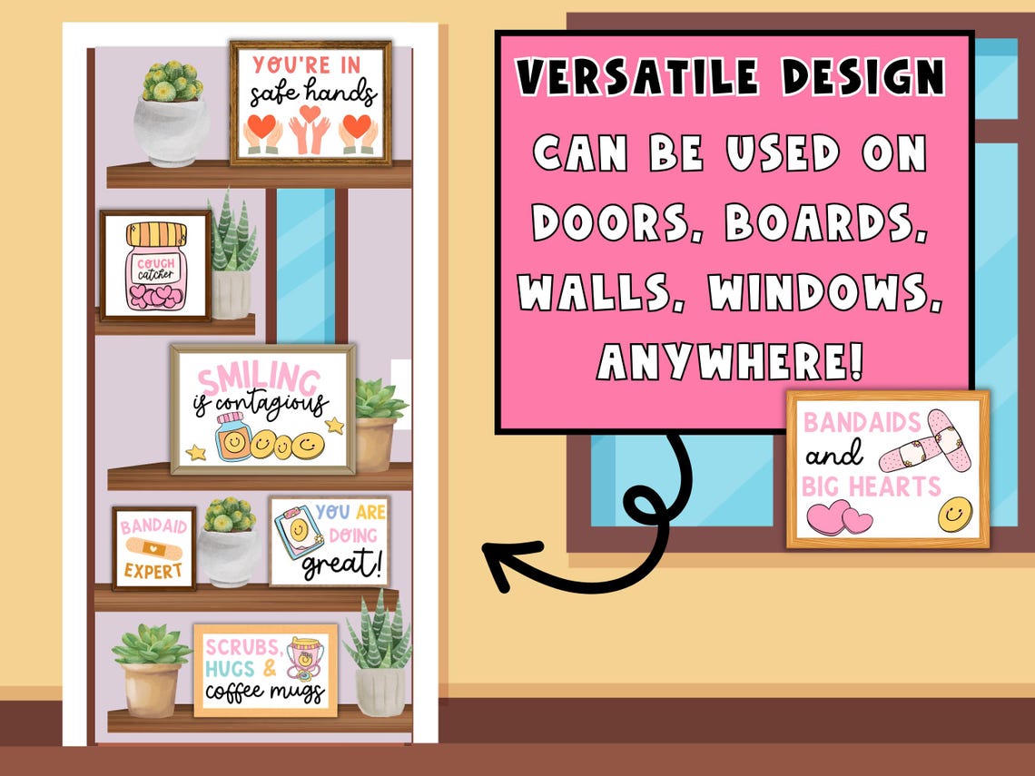 Nurse Bulletin Board | School Nurse Door Display | Nurse Office Decor ...