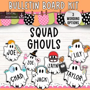 Halloween Bulletin Board | Ghost Bulletin Board | October Bulletin ...