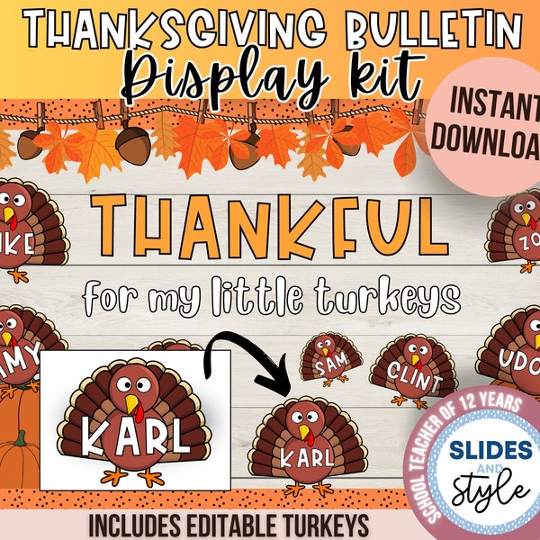 Fall Bulletin Board - Etsy