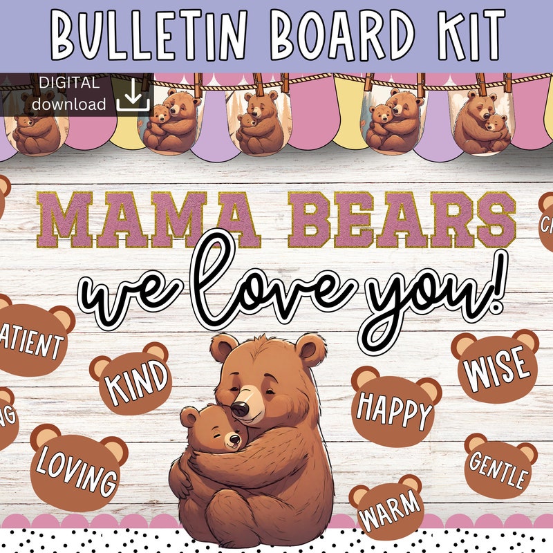 Mothers Day Bulletin Board - Etsy