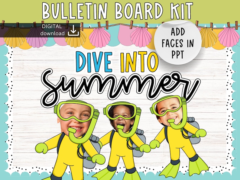 Summer Bulletin Board | Under the Sea Bulletin Board | Beach Bulletin ...