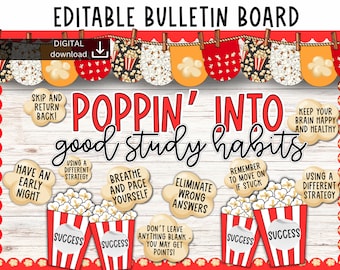 Test Prep Bulletin Board | Finals Bulletin | Exam Success | Donut ...