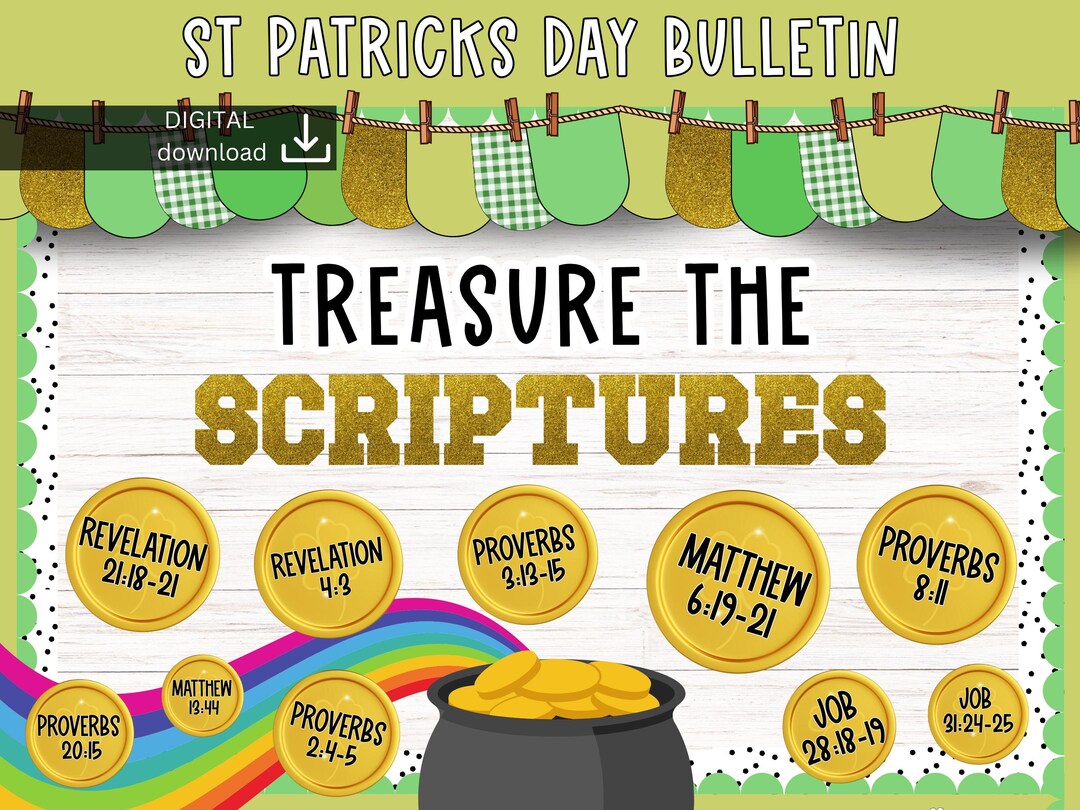 Bible Bulletin Board | St Patrick’s Day Bulletin Board | Christian ...