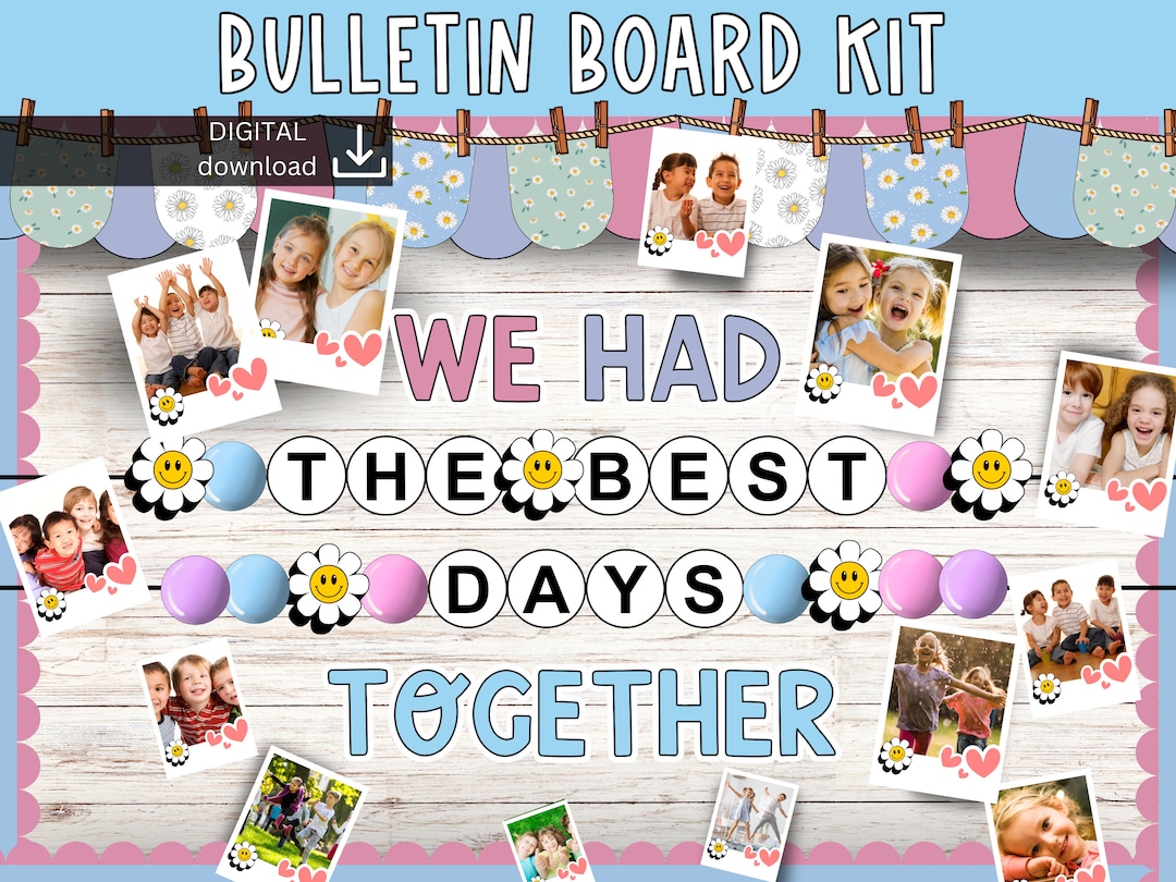 End of Year Bulletin Board | Memories Bulletin Board | Friendship ...