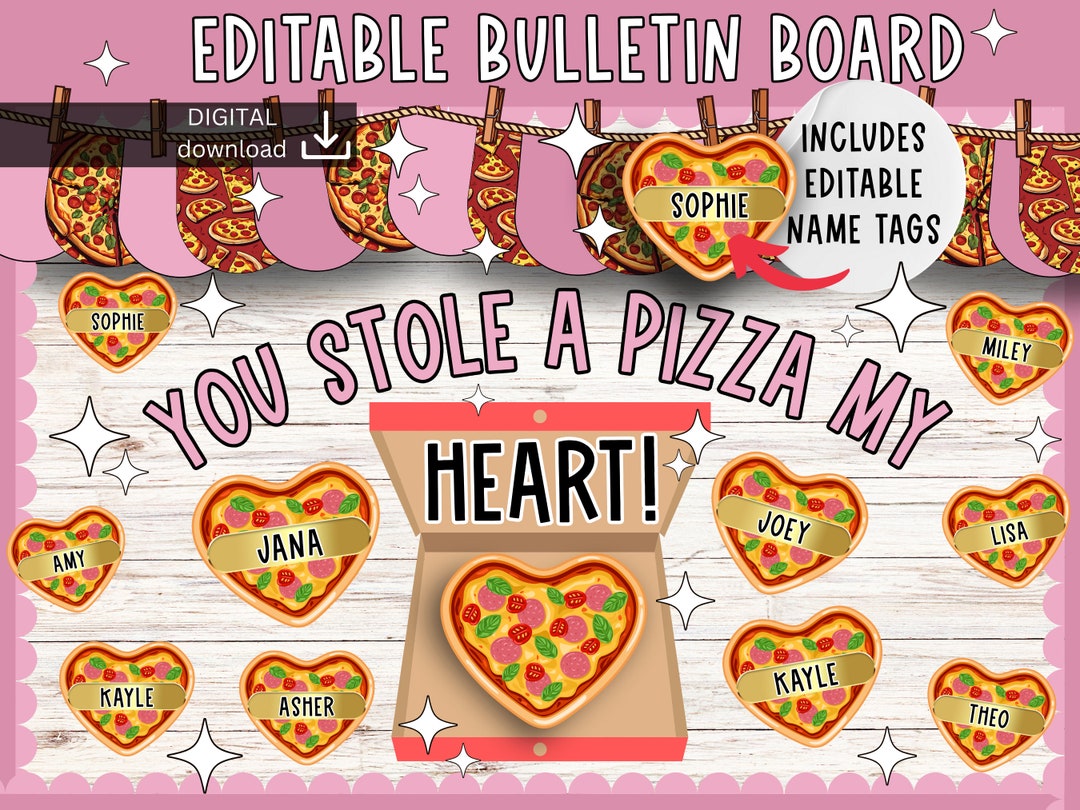 Valentine Bulletin Board | Pastel Bulletin Board | February Display ...