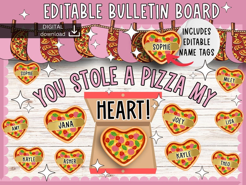 Valentine Bulletin Board | Pastel Bulletin Board | February Display ...