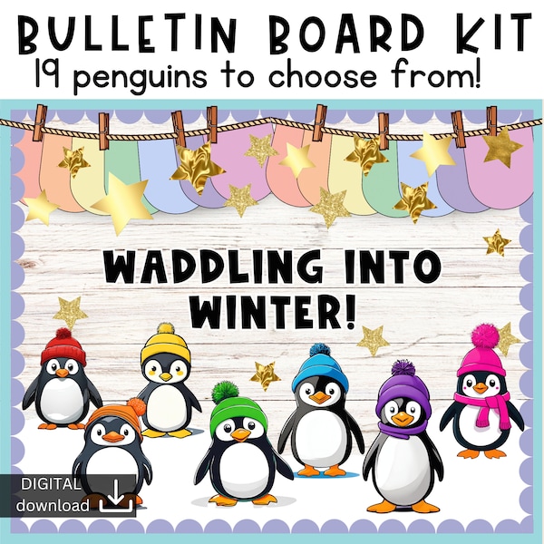 Penguin Classroom Decor - Etsy