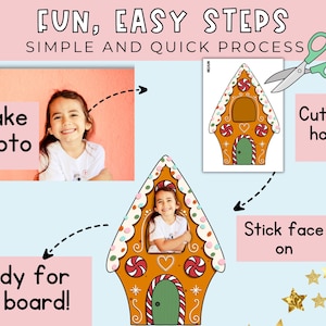 Gingerbread Bulletin Board | Christmas Classroom Decor | Holiday ...