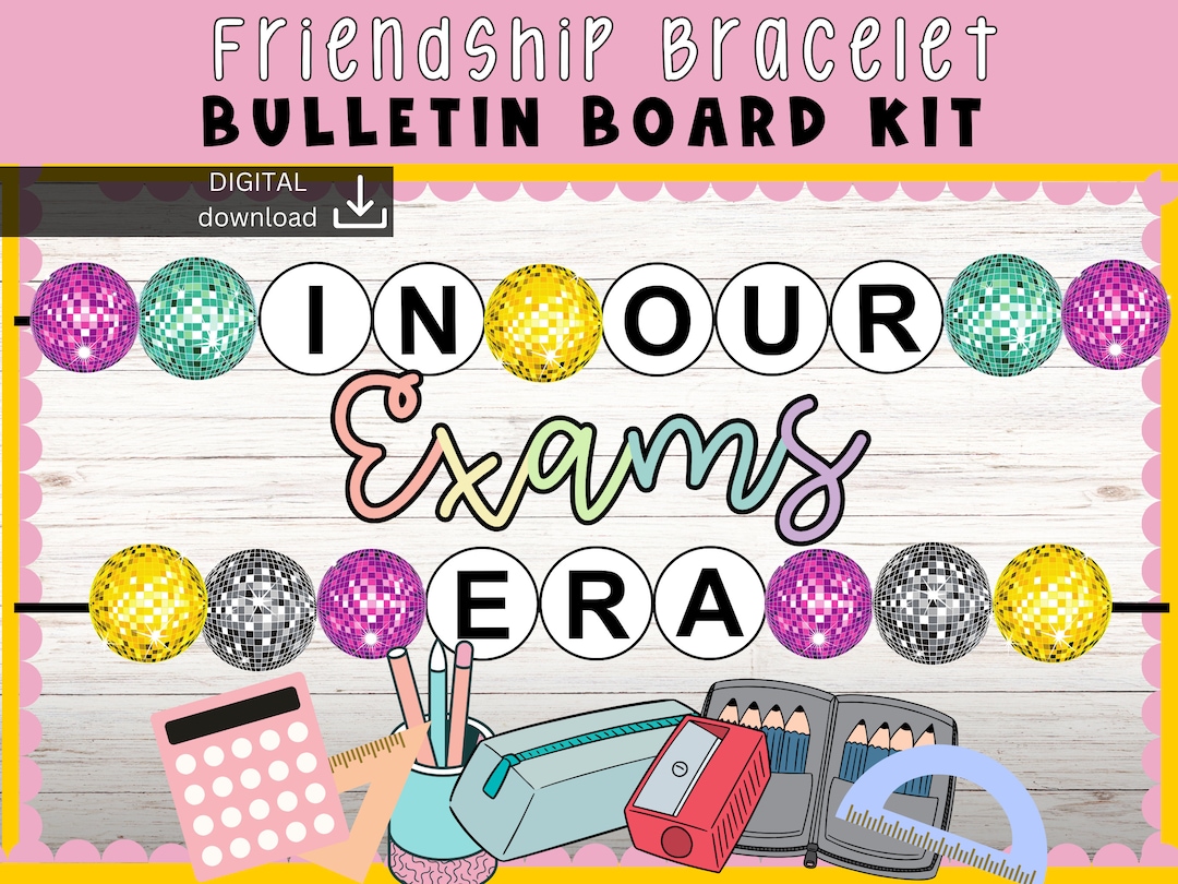 Test Bulletin Board | Finals Bulletin | in Our Era Success| Exam Decor ...