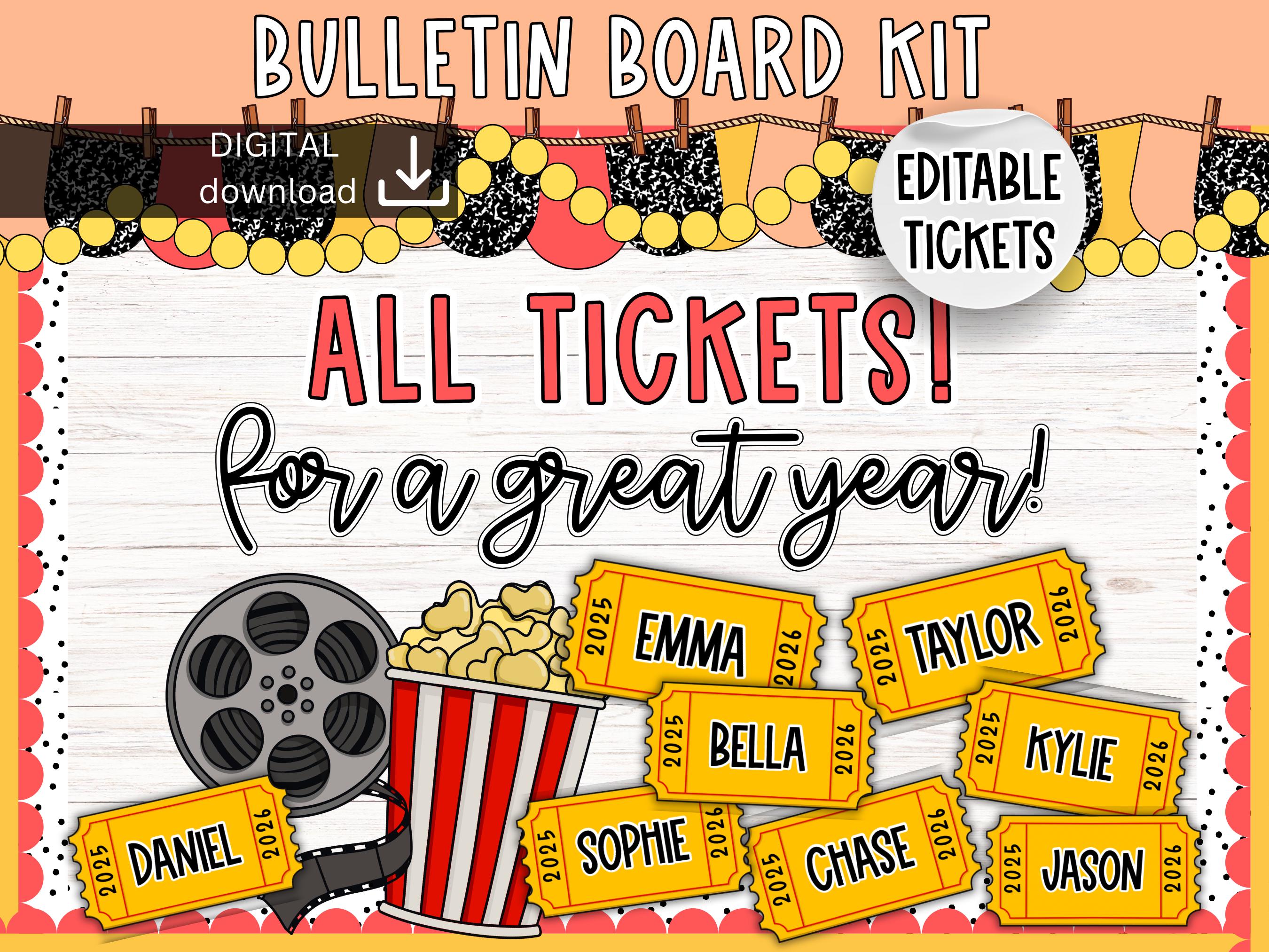 Back to School Bulletin Board Kit | Welcome Back Printable Classroom ...