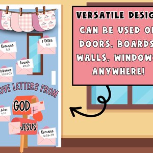 Valentine Bulletin Board | Christian Bulletin Kit | God's Love Display ...