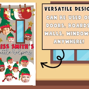 Elf Bulletin Board | Christmas Classroom Decor Printable | Little ...