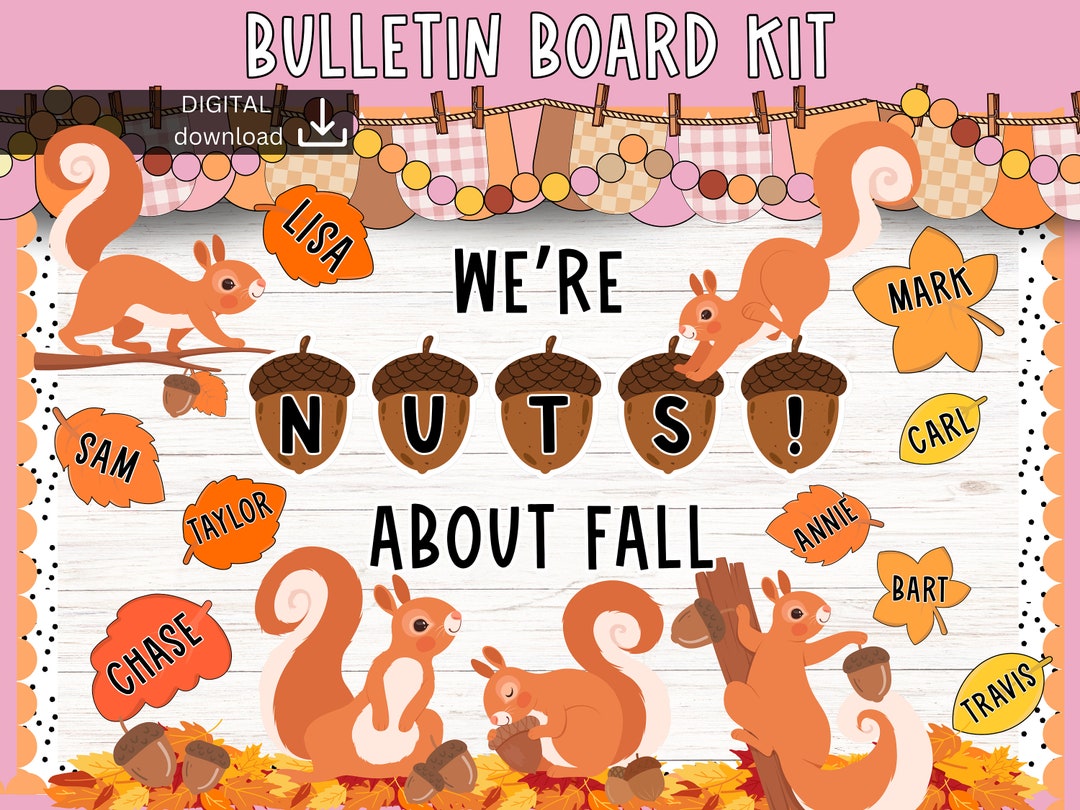Fall Bulletin Board | Autumn Bulletin Board | Woodland Bulletin Board ...