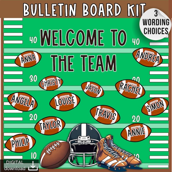 Football Bulletin Boards - Etsy