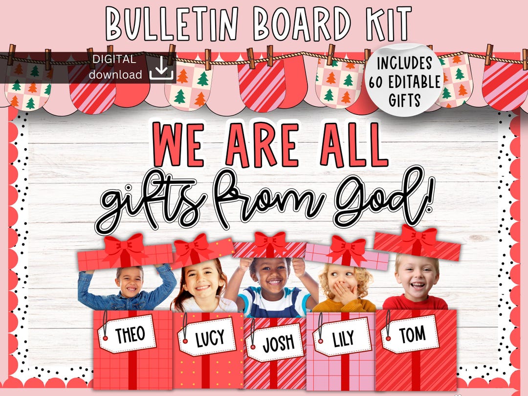 Jesus Bulletin Board Kit | Bible Bulletin Board | Christian Christmas ...