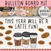 Back to School Bulletin Board | Coffee Latte Bulletin Board | August ...