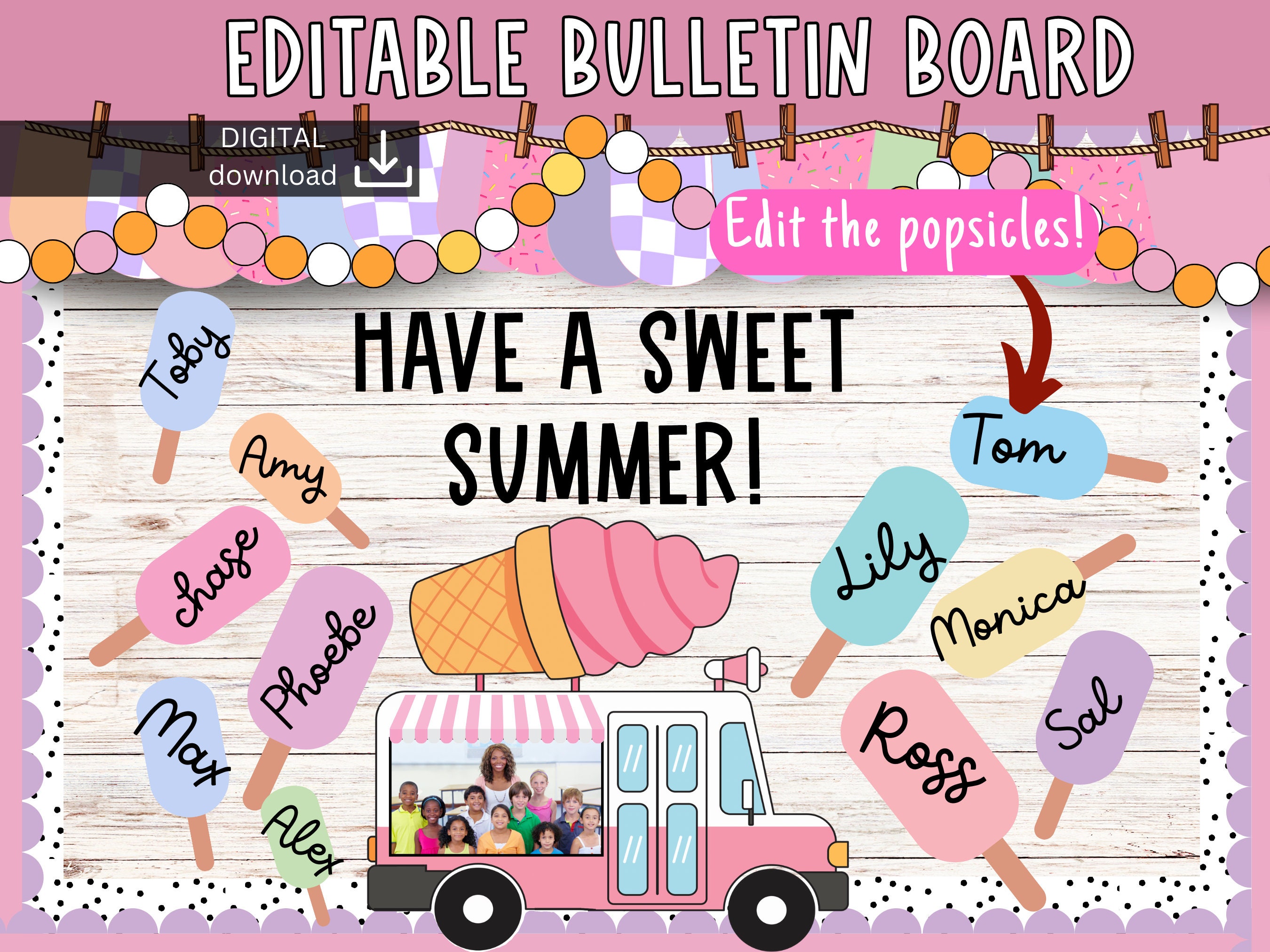Ice Cream Truck Bulletin Board Ideas Marissa Lynn Nolfi