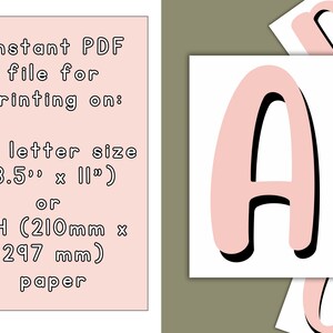 Alphabet Bulletin Board Kit | Boho Bulletin Lettering Decor | Boho ...