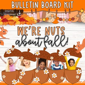 Fall Bulletin Board | Autumn Bulletin Board | Woodland Bulletin Board ...