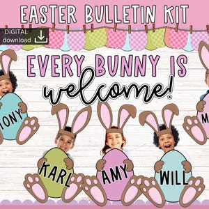 Easter Bulletin Board | April Bulletin Board | Easter Bunny Bulletin ...