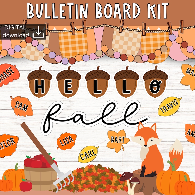 Fall Bulletin Boards - Etsy