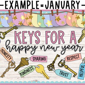 New Year Bulletin Board Bundle Bulletin Board Bundle 2024 Bulletin ...