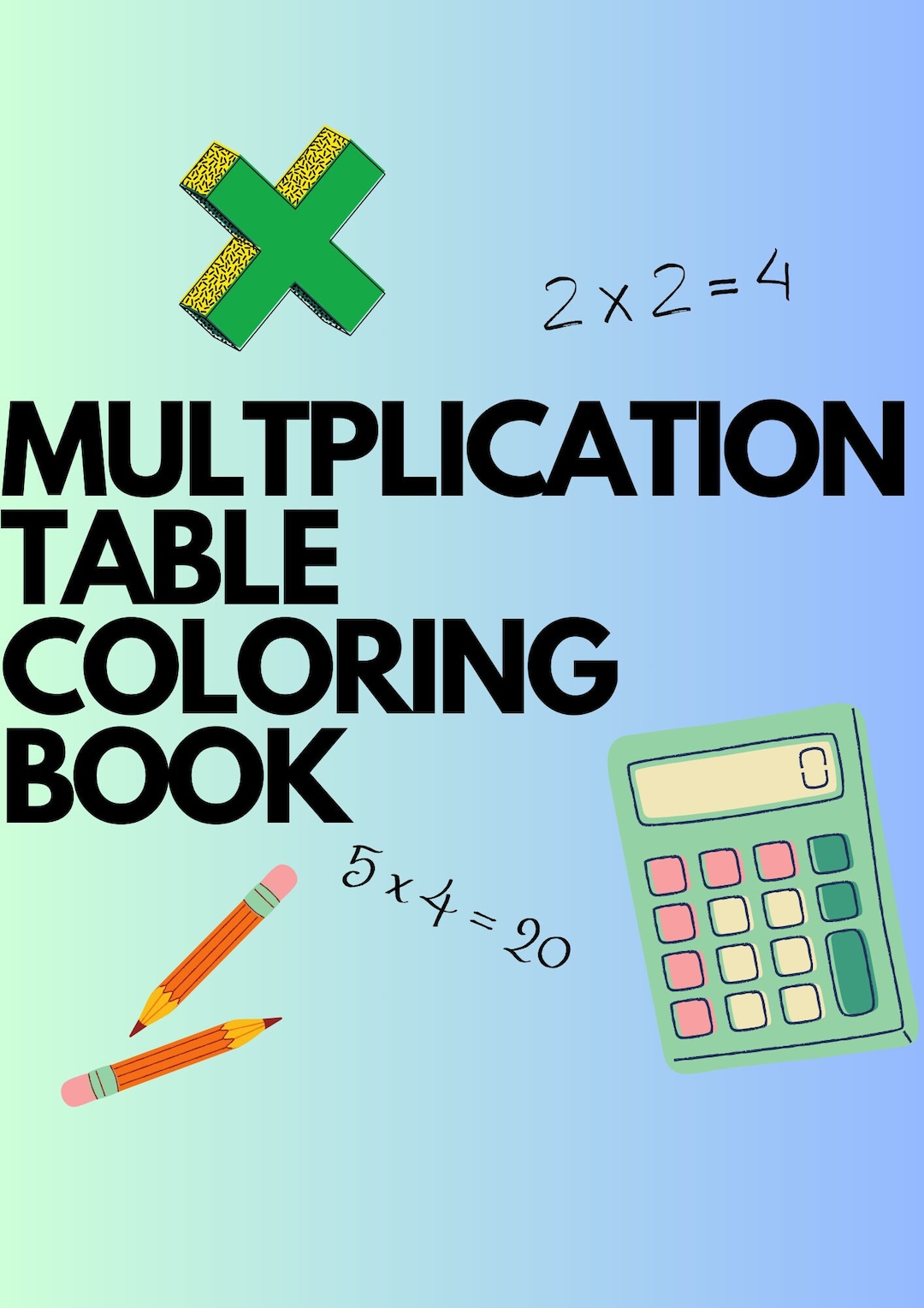 Coloring Pages: Multiplication Table (1 - 12) - Etsy