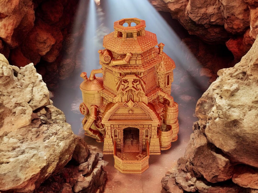 Dwarf Brewery Dice Tower 3d-printed TTRPG Accessory for Dnd & More - Etsy