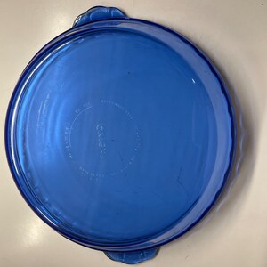 Vintage Cobalt Blue Pyrex Pie Plate 9.5 From the 90's - Etsy