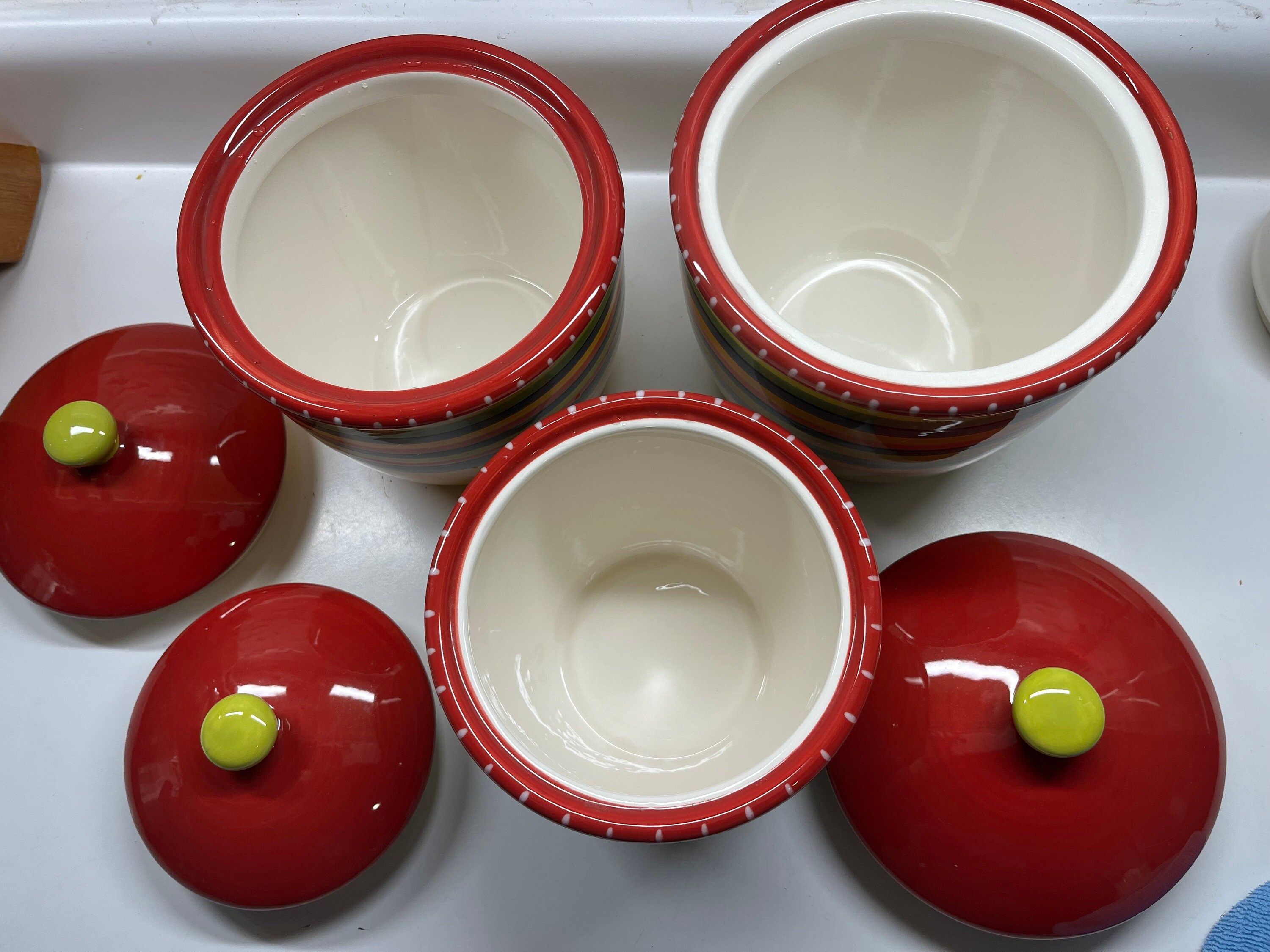 Vintage Certified International Hot Tamale Canister Set of 3 - Etsy