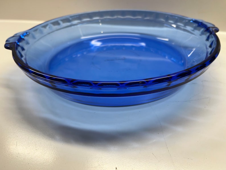 Vintage Cobalt Blue Pyrex Pie Plate 9.5 From the 90's - Etsy