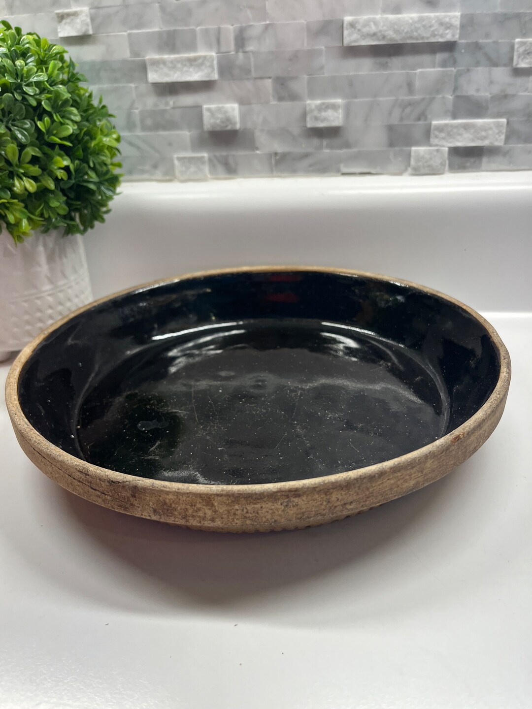 Cook Rite Cookin Ware Neu Deel Pie Plate, Early 1900s,stoneware ...