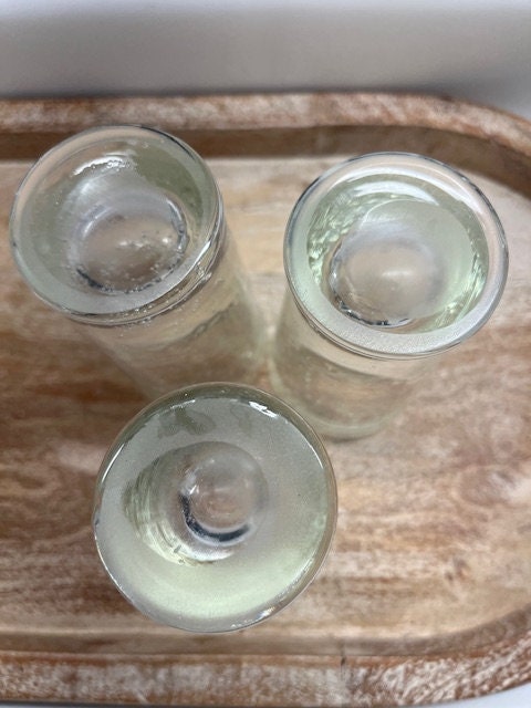 3 Vintage Handblown Bubble Glass Bar Glasses - Etsy